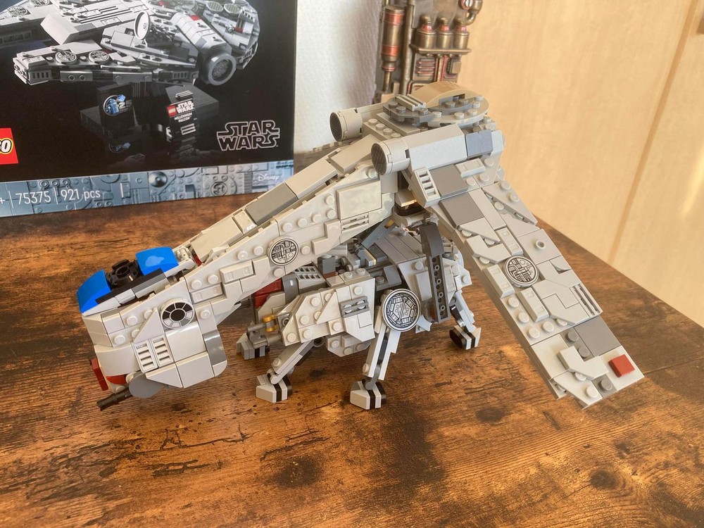 Lego Moc Republic Dropship And At Te Walker Midi Scale By Creationcaravan