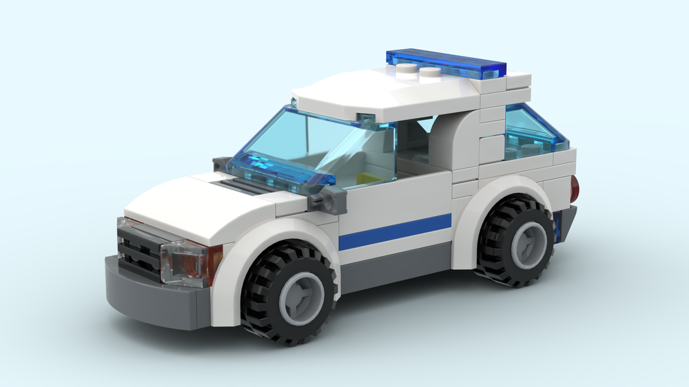 LEGO MOC City Police Car - 2011 Inspired - Build 1 by AFOL_Railfan ...