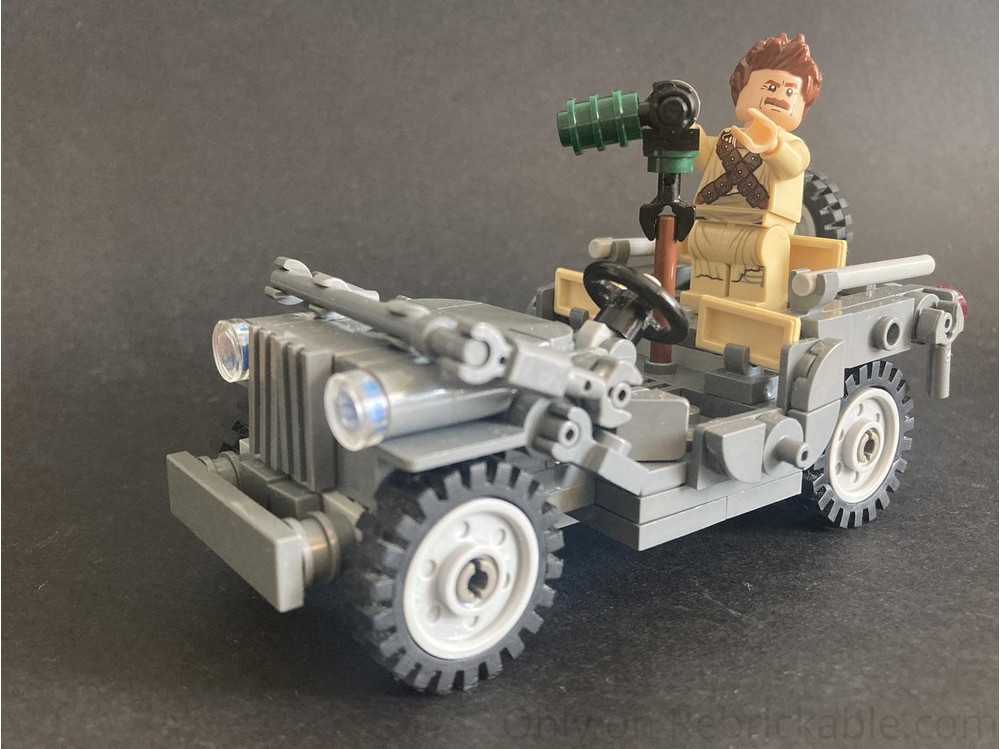 Lego Moc Willys Mb Jeep By Militarybrick Rebrickable Build With Lego
