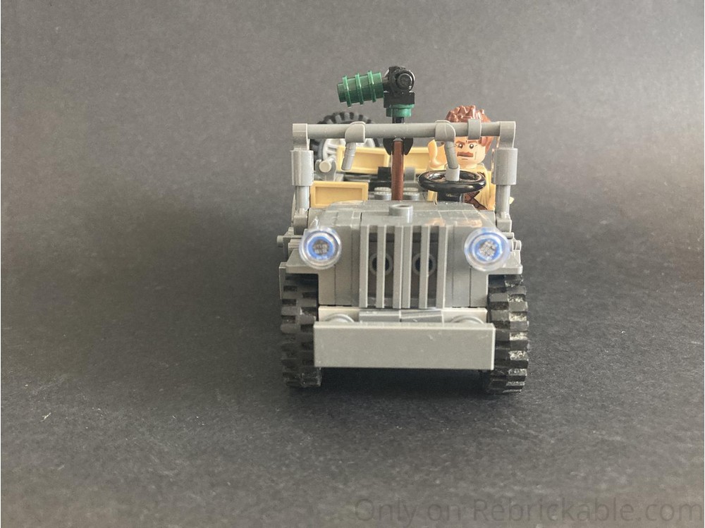 Lego Moc Willys Mb Jeep By Militarybrick Rebrickable Build With Lego