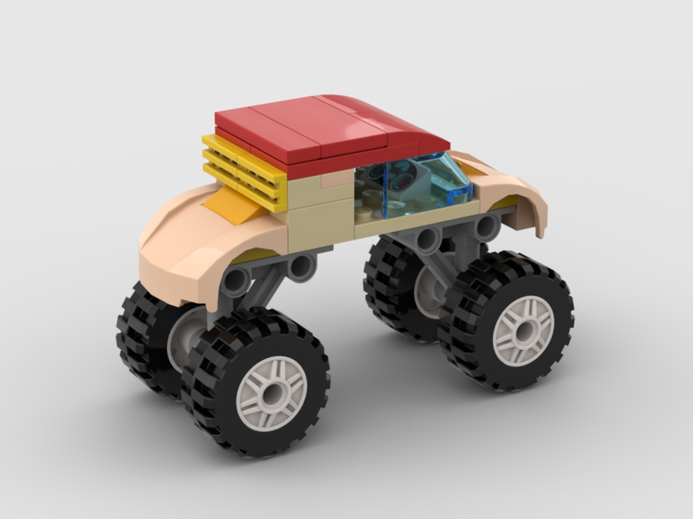 LEGO MOC Simple monster truck by turlog | Rebrickable - Build with LEGO