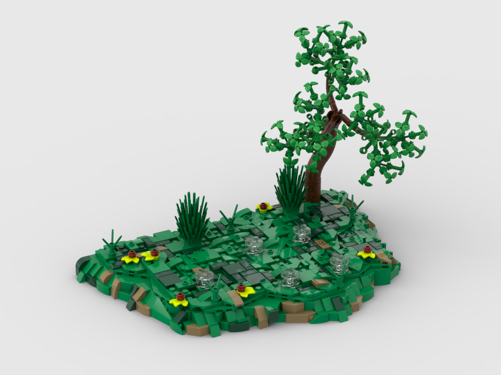 LEGO MOC Display Diorama for set 40686 - Trade Federation Troop Carrier ...