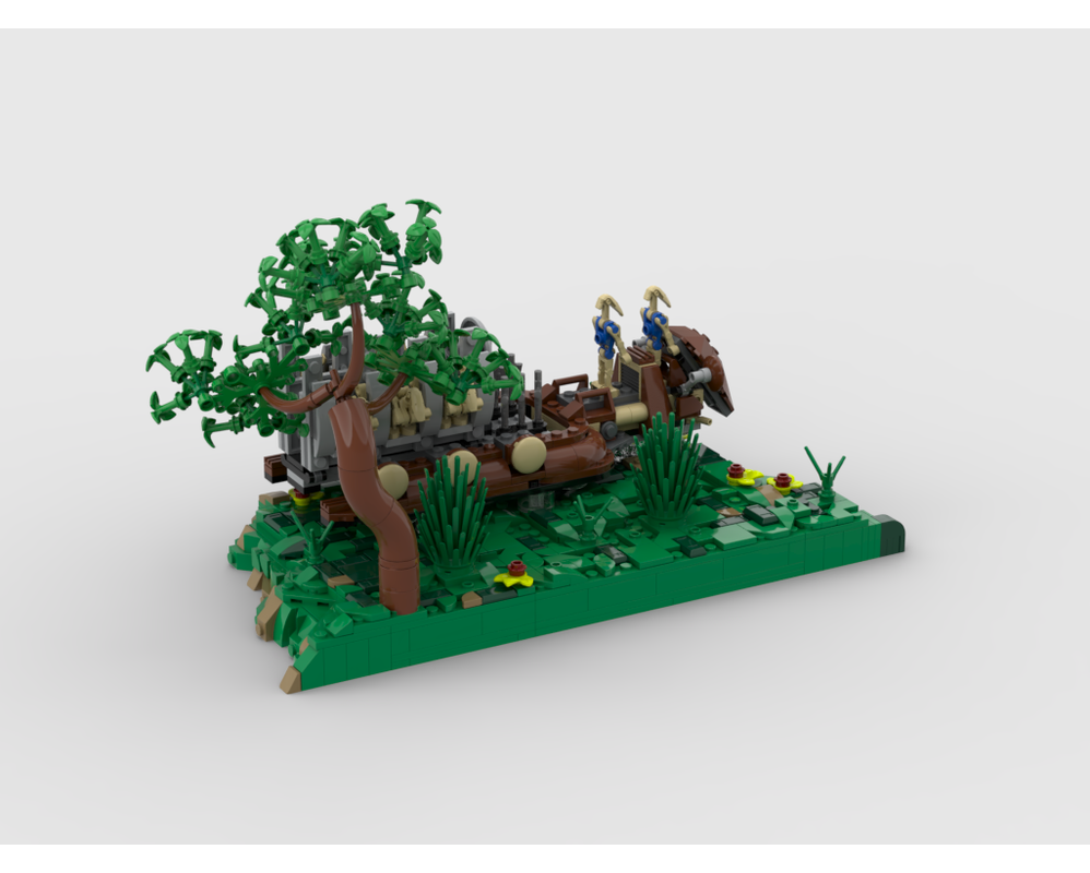 LEGO MOC-191137 Display Diorama for set 40686 - Trade Federation Troop ...