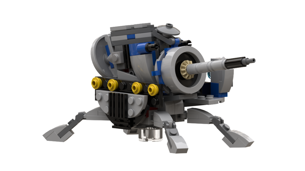 Lego Moc 501st Stationary Canon By Blueb Rebrickable Build With Lego