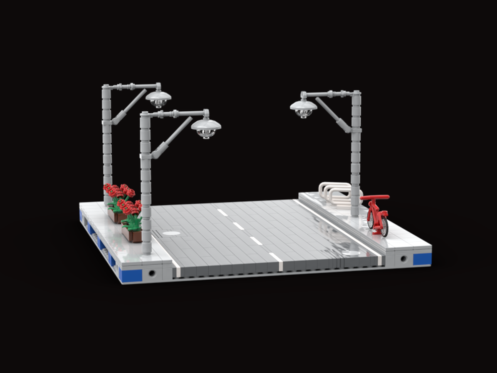 Lego Moc Straight Road By Creatorexpert Rebrickable Build With Lego