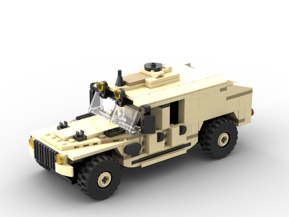LEGO MOC Humvee by TheBrickTechnician | Rebrickable - Build with LEGO