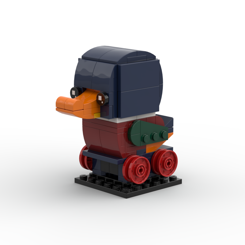 LEGO MOC Classic Wooden Duck Brickheadz by SuperSamurai | Rebrickable ...