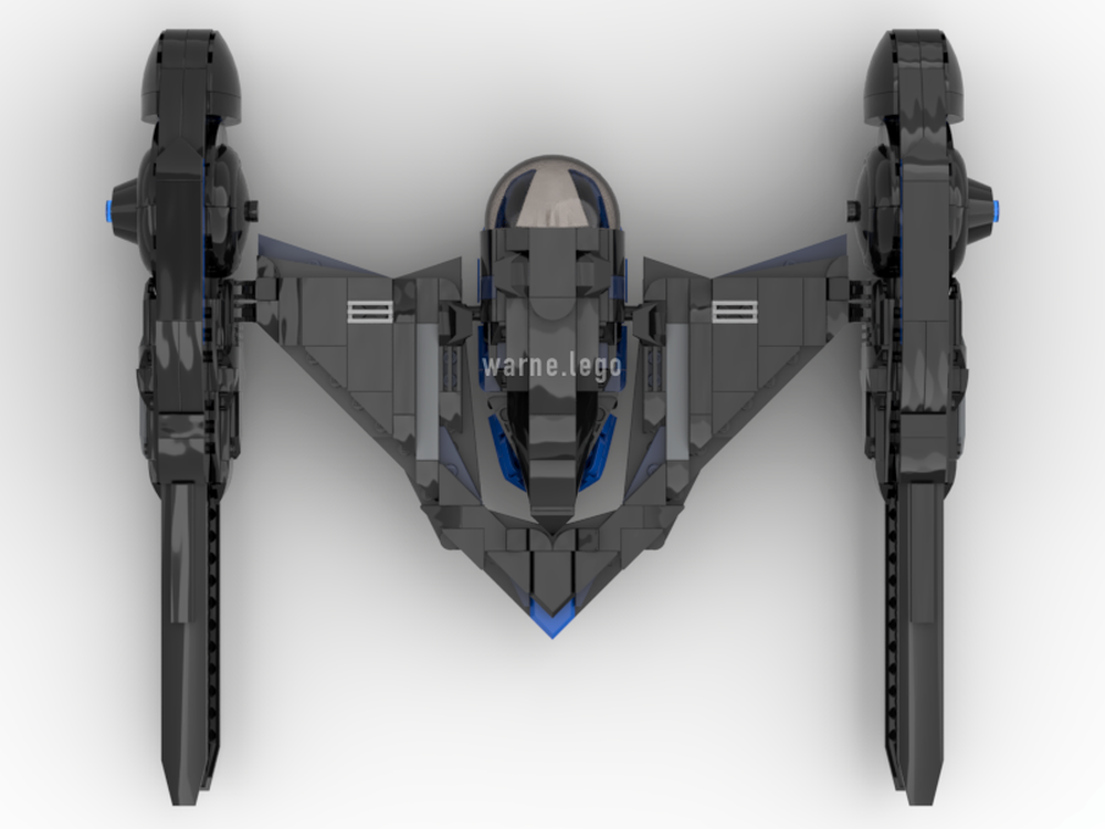 Lego Moc Batwing 2004 The Bat Man Animated Series By Warnelego