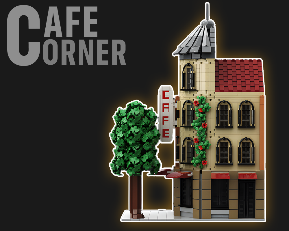 LEGO MOC cafe corner by CreatorExpert | Rebrickable - Build with LEGO