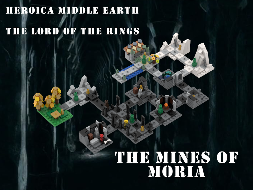 LEGO MOC Heroica - Mines of Moria by Cegeha Elbe | Rebrickable - Build ...