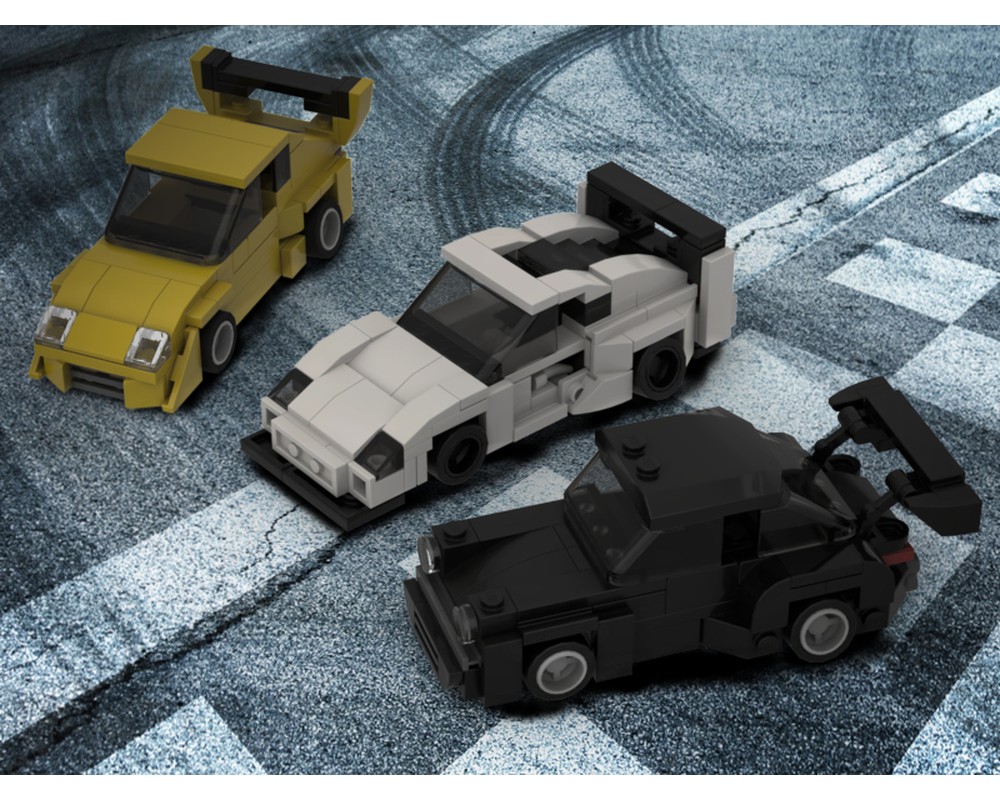 LEGO MOC Porsche 911 Rocket Bunny 4WLC by N_LegoGarage | Rebrickable - Build with LEGO