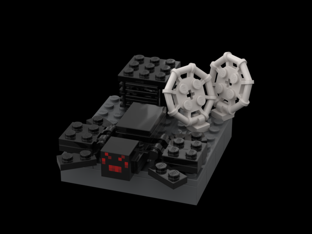 LEGO MOC MInecraft Spider stand by BreezeBricks | Rebrickable - Build ...