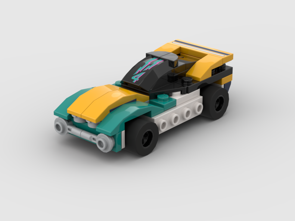 LEGO MOC Race Car Rocket (60400 Alternate) by DRT16 | Rebrickable ...