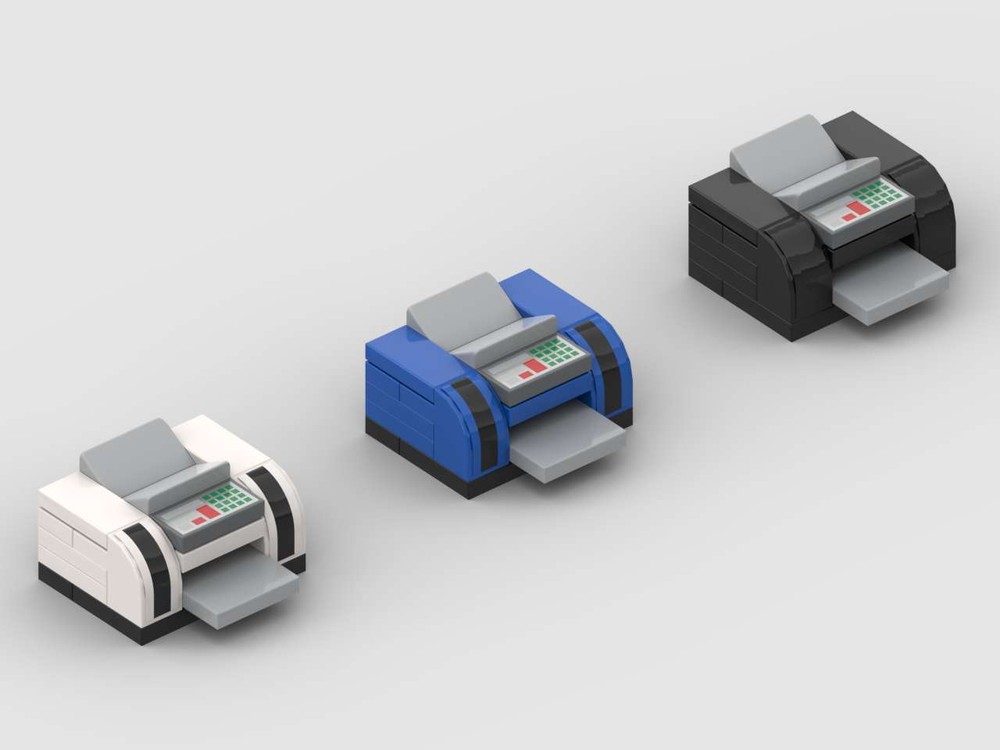 LEGO MOC Fax Printer by MarkMOC71 | Rebrickable - Build with LEGO