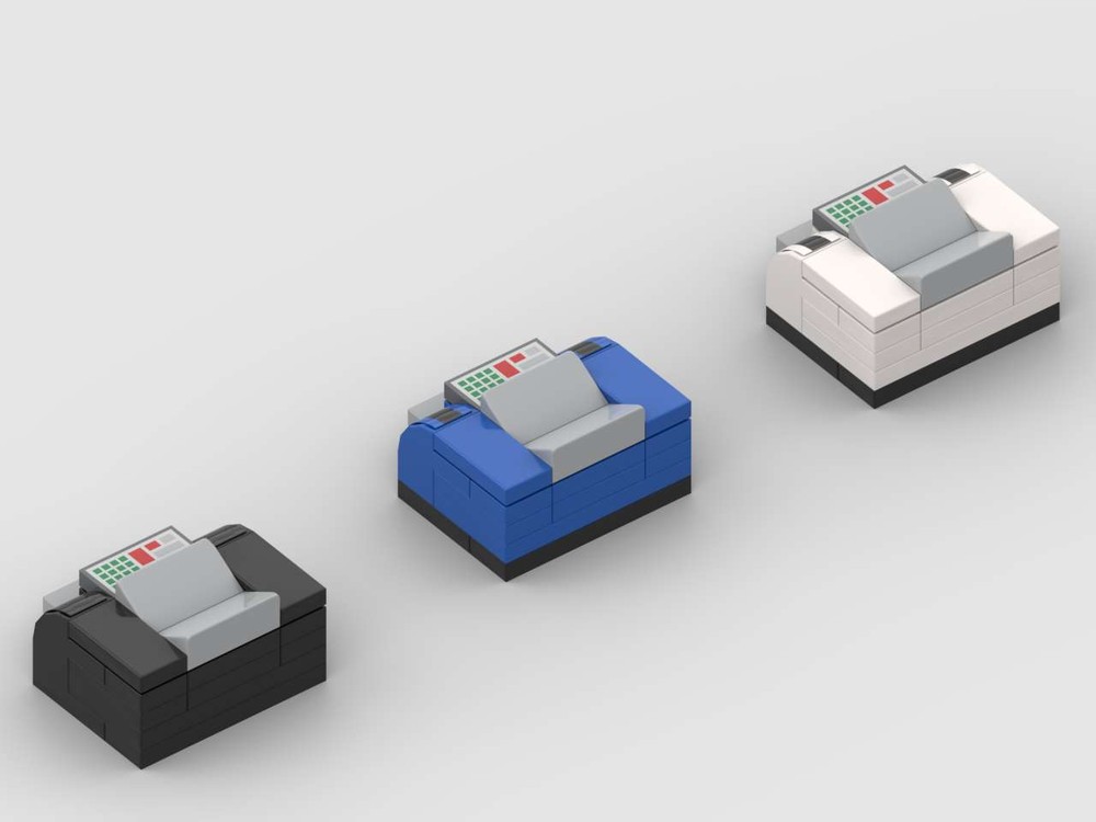 LEGO MOC Fax Printer by MarkMOC71 | Rebrickable - Build with LEGO