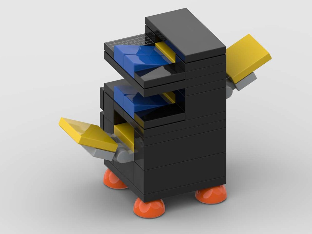 LEGO MOC Printer MFP by MarkMOC71 | Rebrickable - Build with LEGO