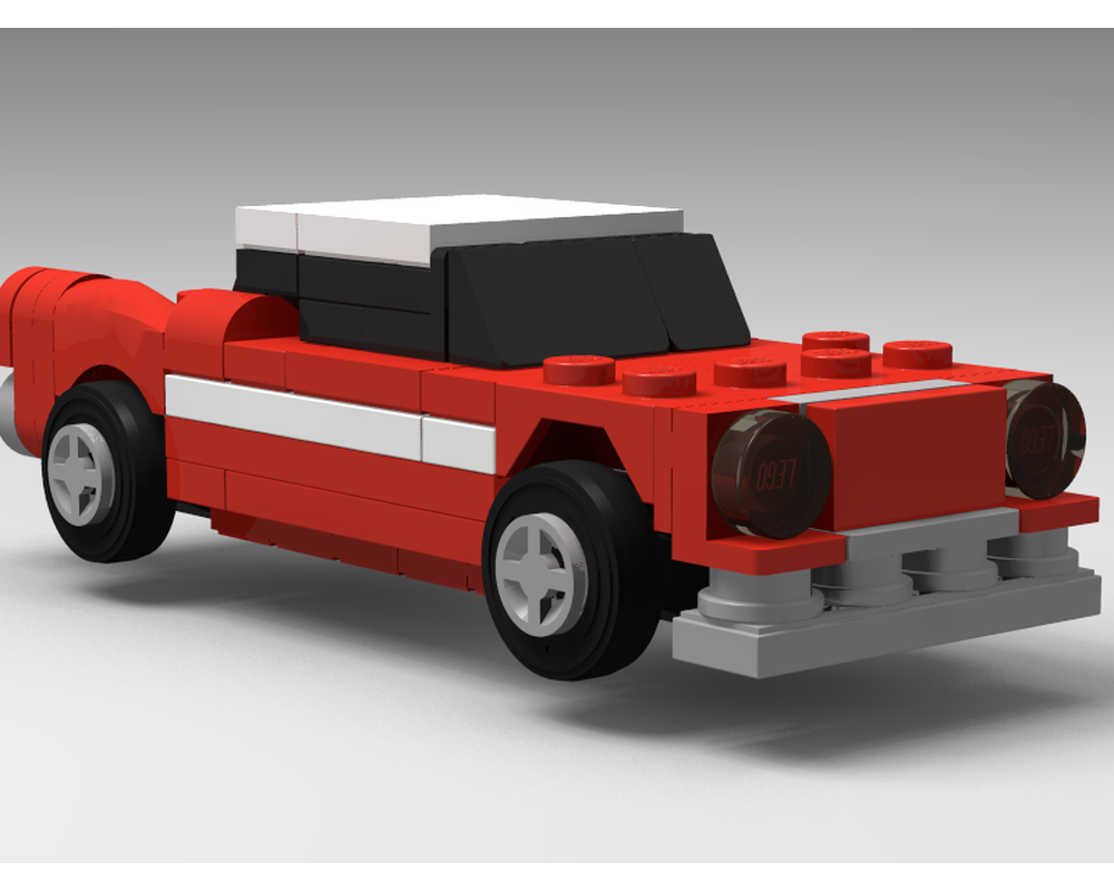 LEGO MOC 50s car by Pumpapastej | Rebrickable - Build with LEGO