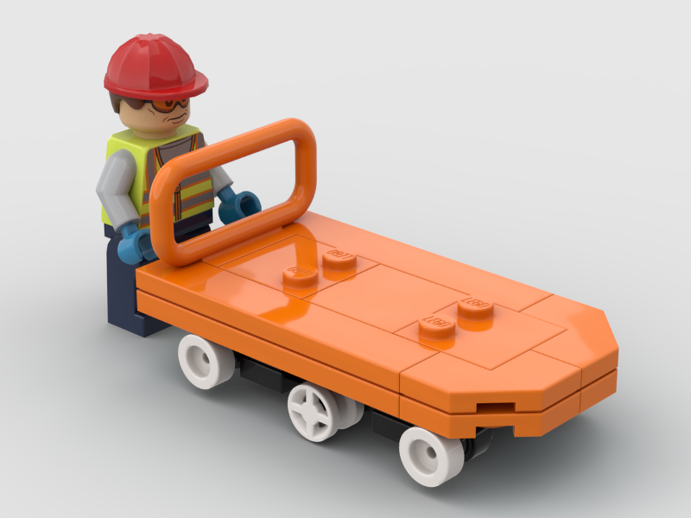 LEGO MOC Flatbed Cart by DonutFilms | Rebrickable - Build with LEGO