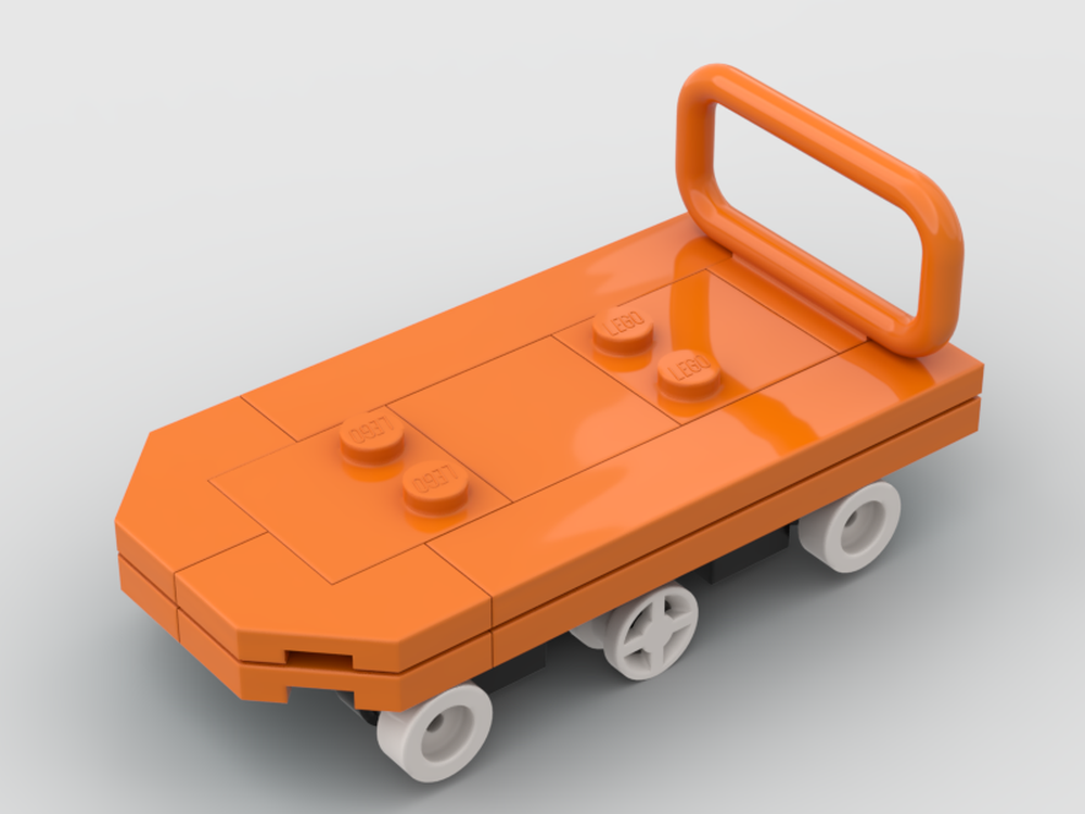 LEGO MOC Flatbed Cart by DonutFilms | Rebrickable - Build with LEGO