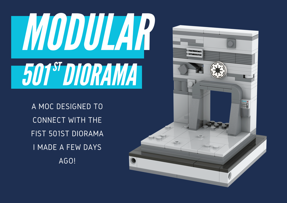 LEGO MOC Modular 501st diorama by Pepestudss | Rebrickable - Build with ...