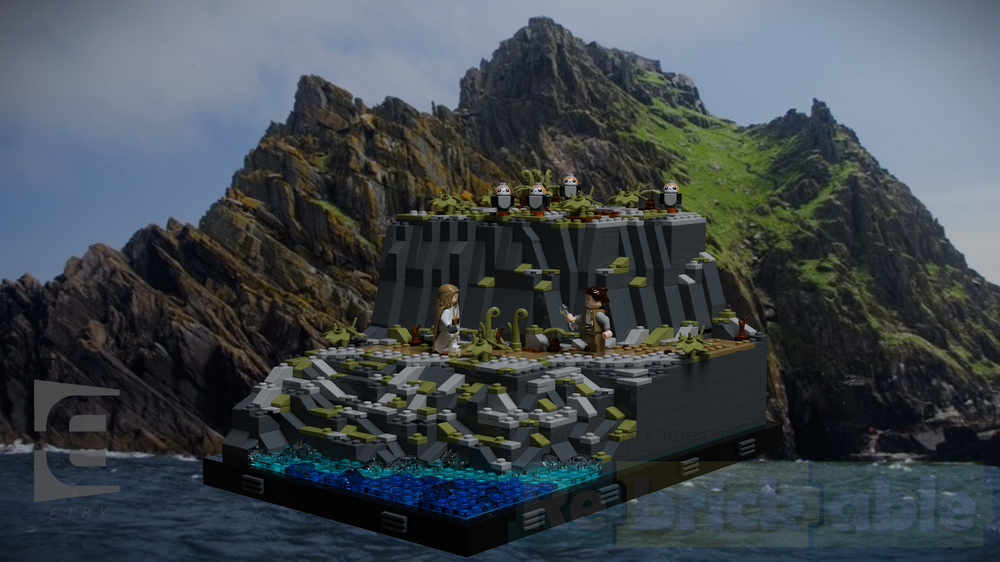 LEGO MOC Ahch-To Arrival by ETBYbrickz | Rebrickable - Build with LEGO
