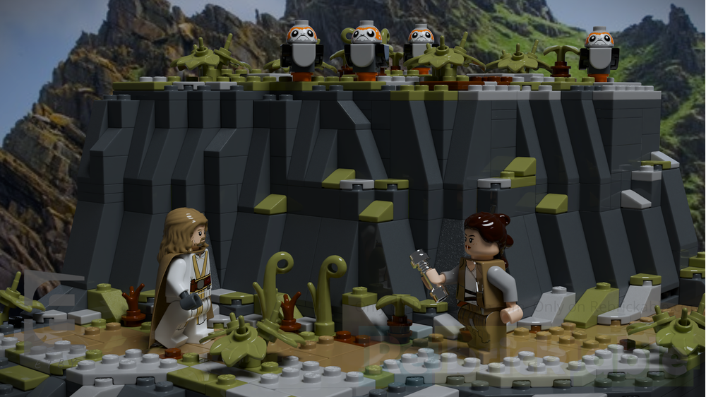 LEGO MOC Ahch-To Arrival by ETBYbrickz | Rebrickable - Build with LEGO