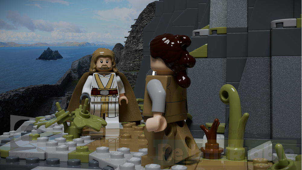 LEGO MOC Ahch-To Arrival by ETBYbrickz | Rebrickable - Build with LEGO