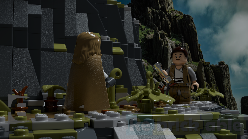 LEGO MOC Ahch-To Arrival by ETBYbrickz | Rebrickable - Build with LEGO