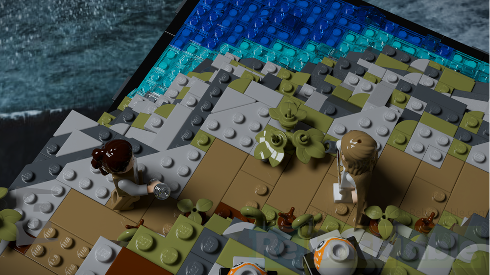 LEGO MOC Ahch-To Arrival by ETBYbrickz | Rebrickable - Build with LEGO