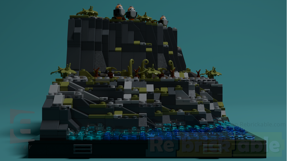 LEGO MOC Ahch-To Arrival by ETBYbrickz | Rebrickable - Build with LEGO