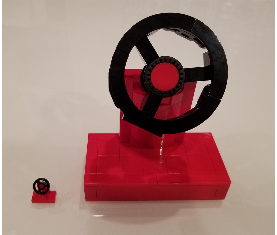 LEGO MOC-191218 Upscaled steering wheel by Briquoleur | Rebrickable ...