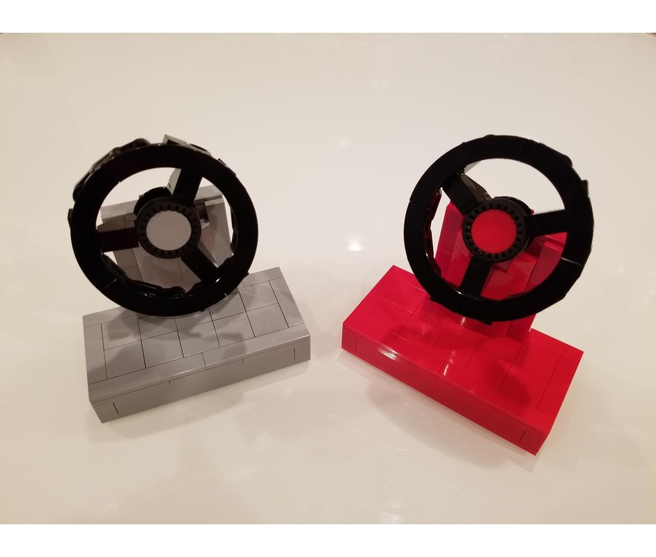 LEGO MOC Upscaled steering wheel by Briquoleur | Rebrickable - Build ...