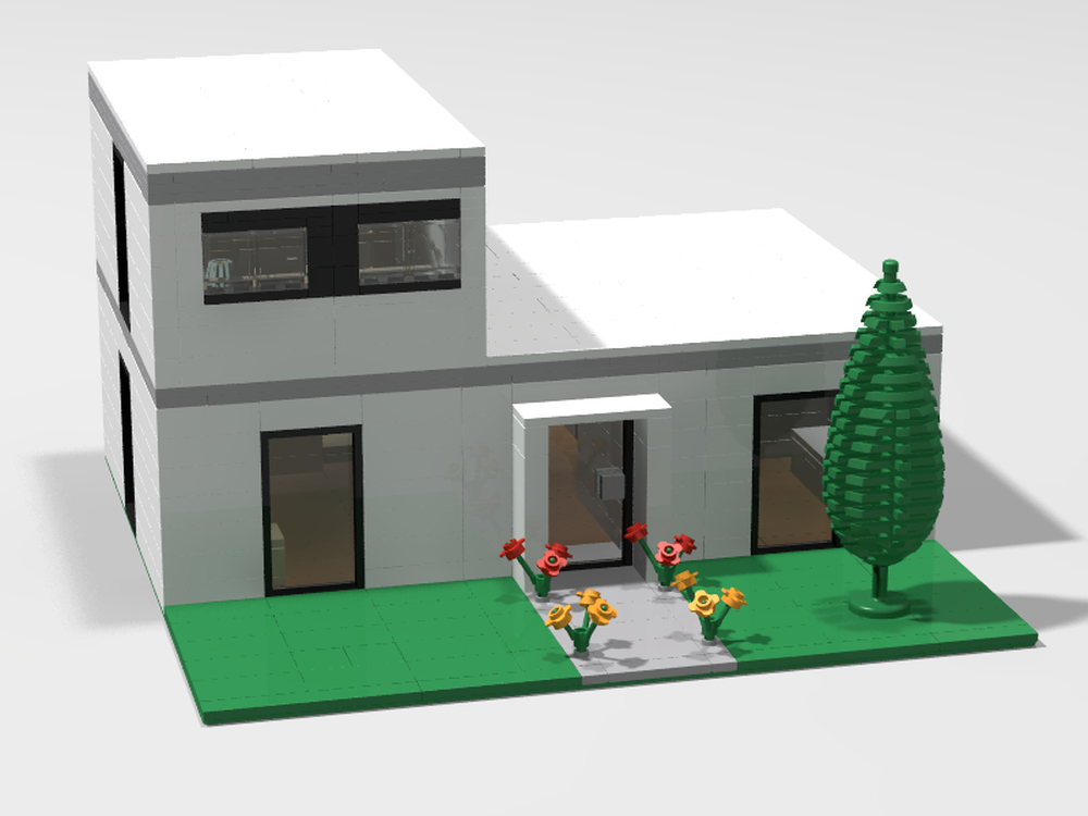 LEGO MOC-191220 Modern House by Jedi15 | Rebrickable - Build with LEGO