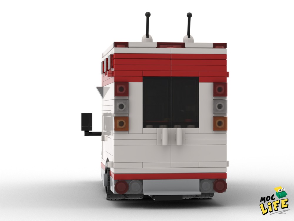 LEGO MOC Ford Econoline E-350 dually ambulance by MocLife | Rebrickable ...