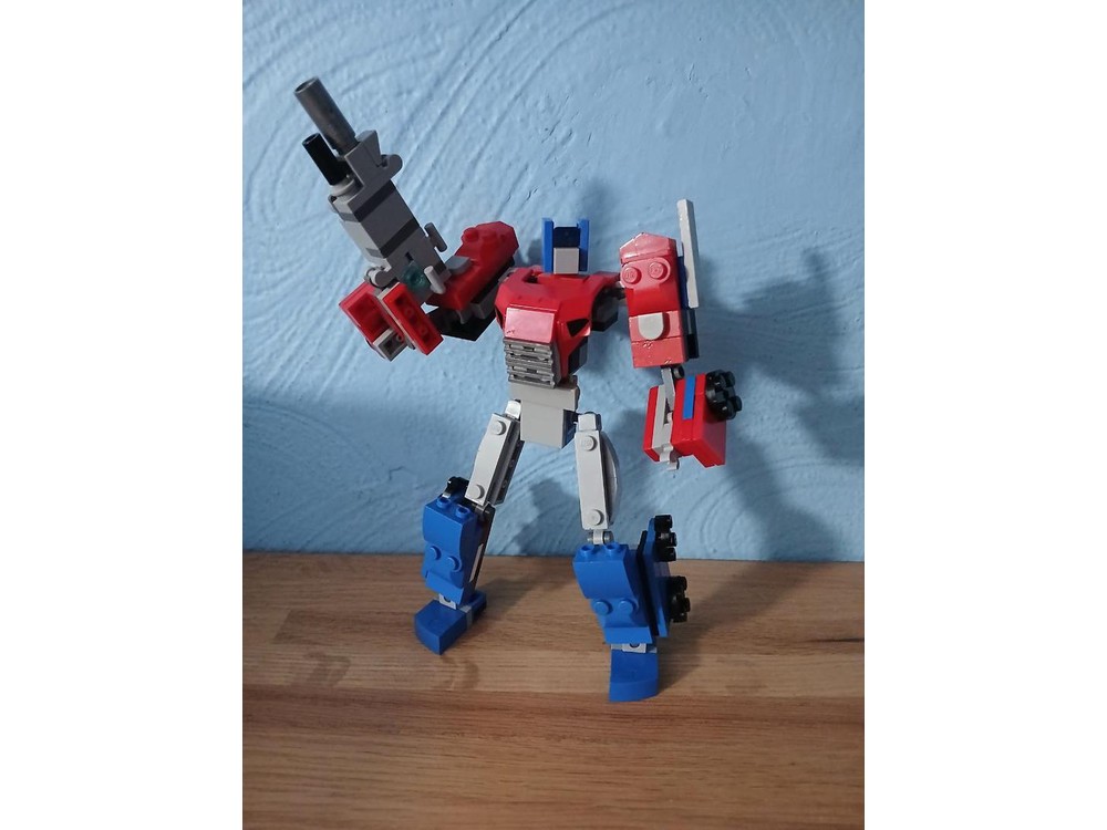 LEGO MOC transformers fall of cybertron optimus prime (TRANSFORMABLE ...