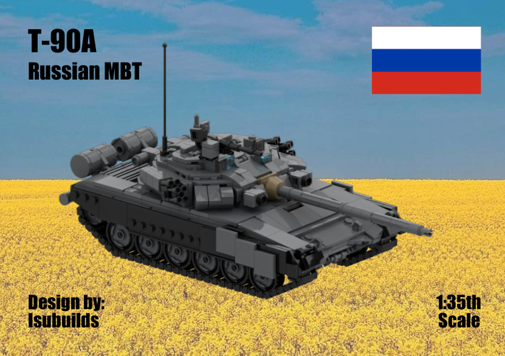 LEGO MOC T-90A by Isubuilds | Rebrickable - Build with LEGO
