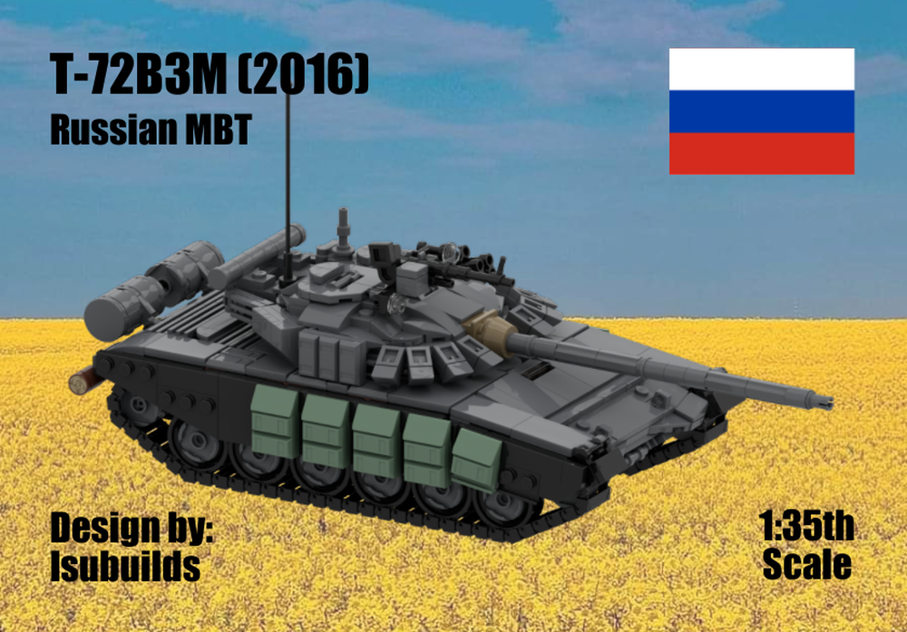 LEGO MOC T-72B3M (2016) by Isubuilds | Rebrickable - Build with LEGO