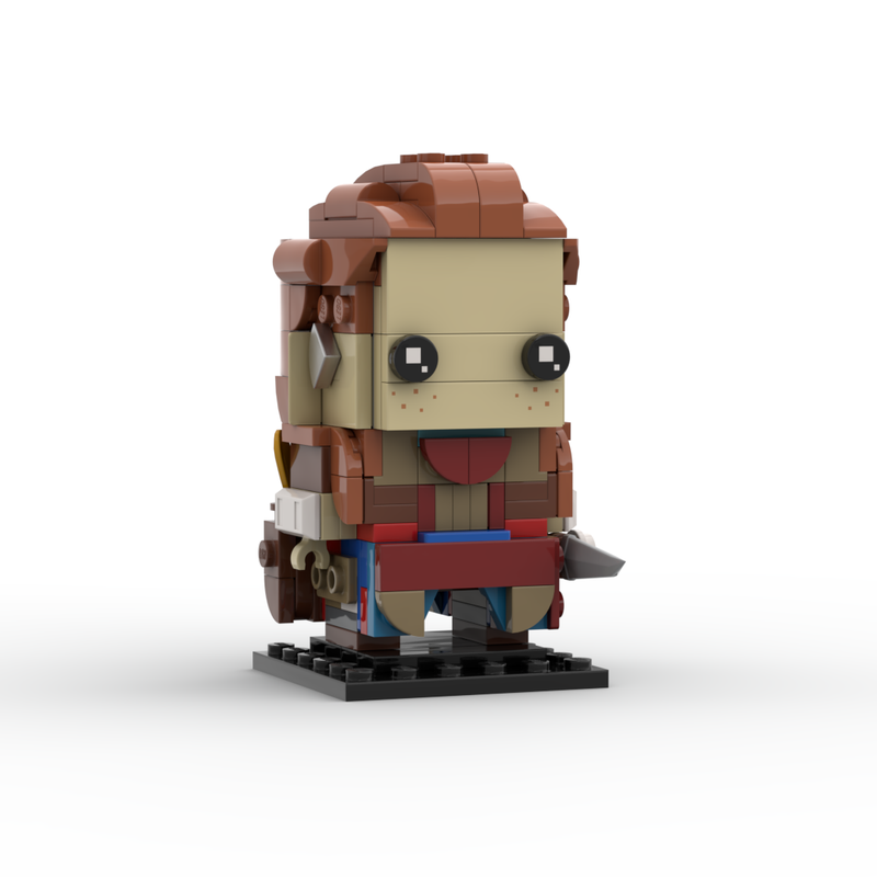 LEGO MOC Aloy Brickheadz by SuperSamurai | Rebrickable - Build with LEGO