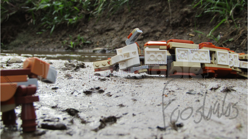 LEGO MOC 31150 Basilosaurus cetoides by Foosbubs | Rebrickable - Build ...