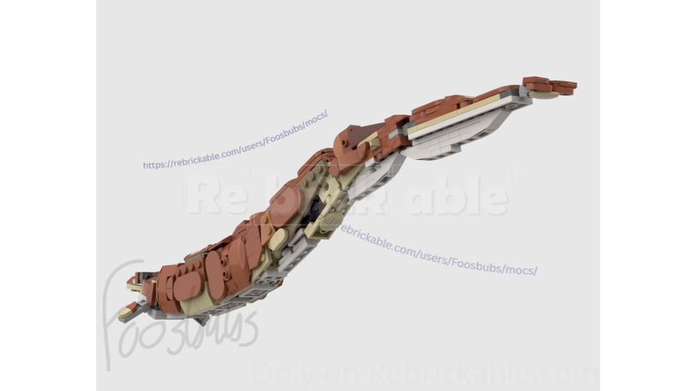 LEGO MOC 31150 Basilosaurus cetoides by Foosbubs | Rebrickable - Build ...