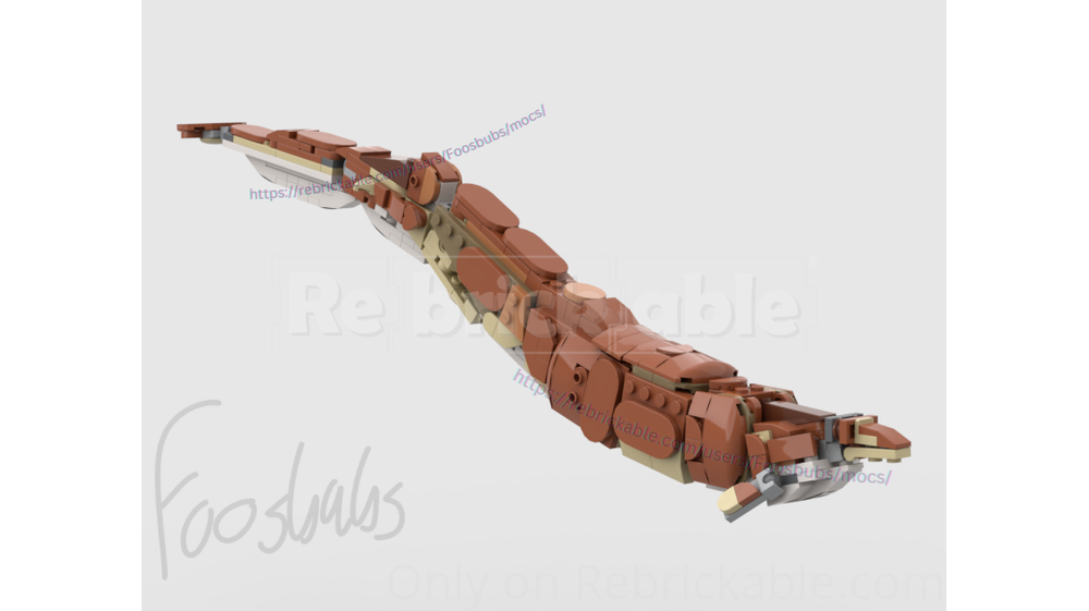 LEGO MOC 31150 Basilosaurus cetoides by Foosbubs | Rebrickable - Build ...