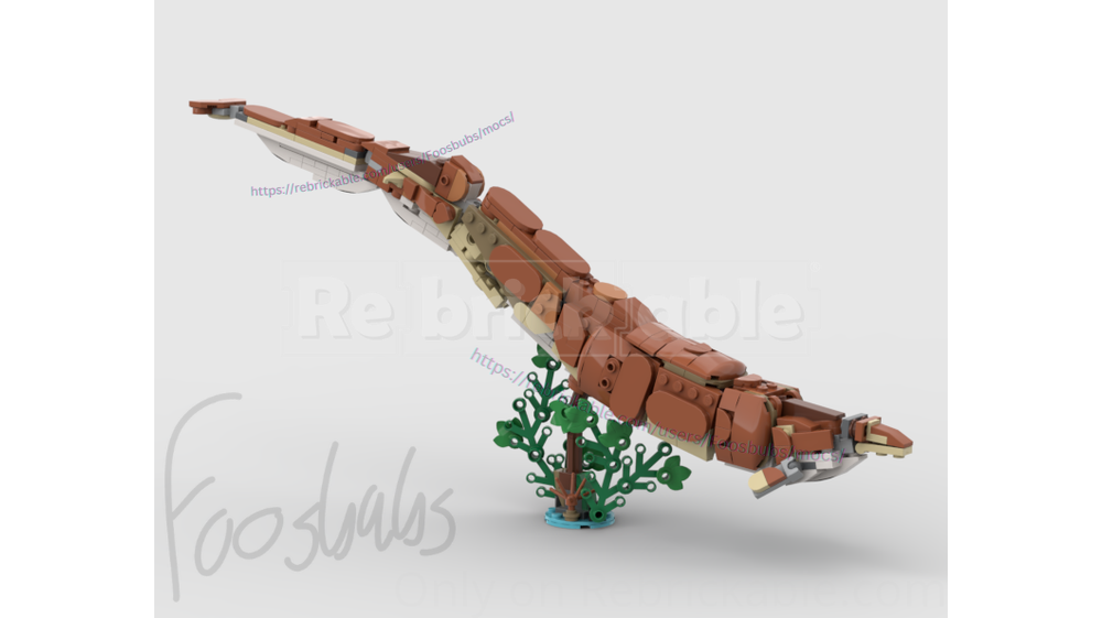 LEGO MOC 31150 Basilosaurus cetoides by Foosbubs | Rebrickable - Build ...