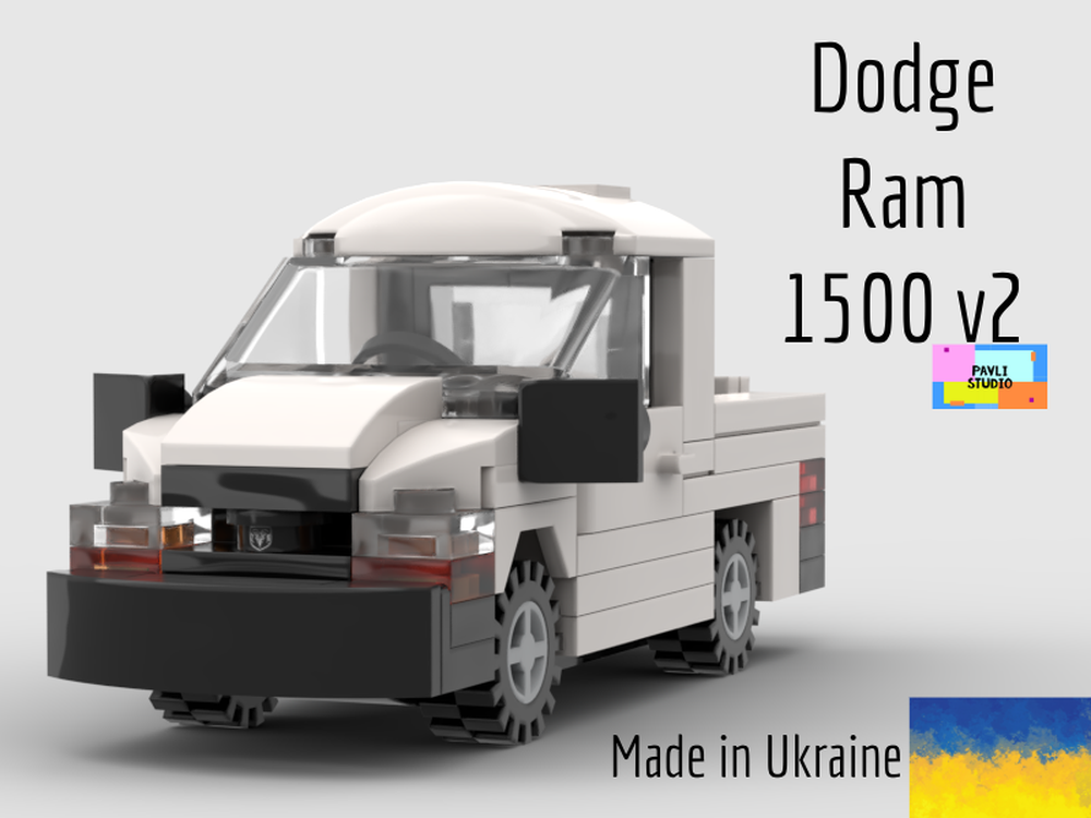 LEGO MOC Dodge Ram 1500 v2 by PAVLI_STUDIO | Rebrickable - Build with LEGO