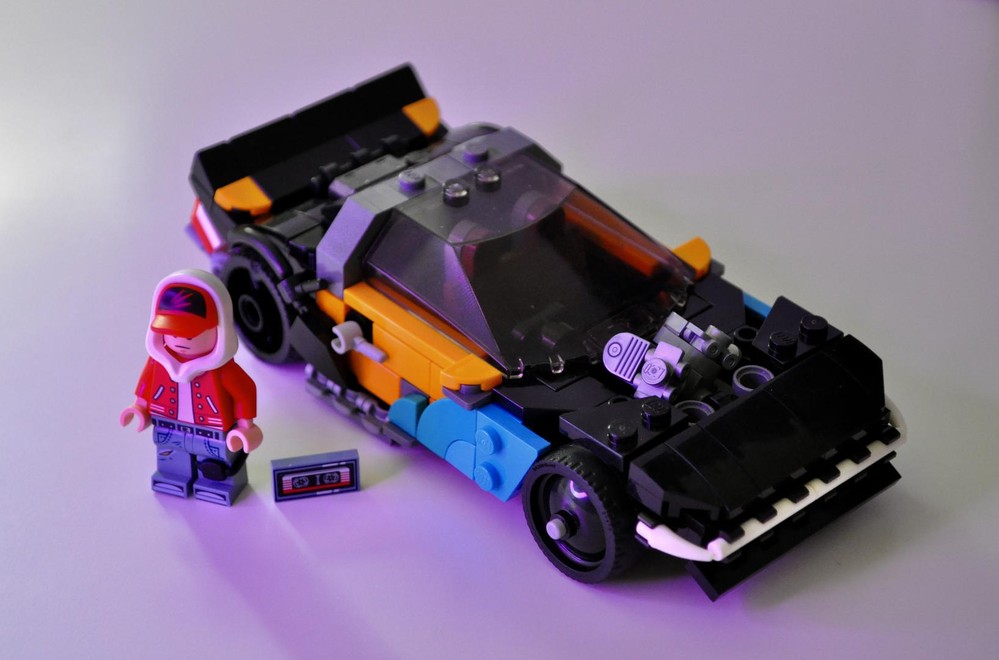 LEGO MOC Cyberpunk Street Racer by Oshi Builds | Rebrickable - Build ...