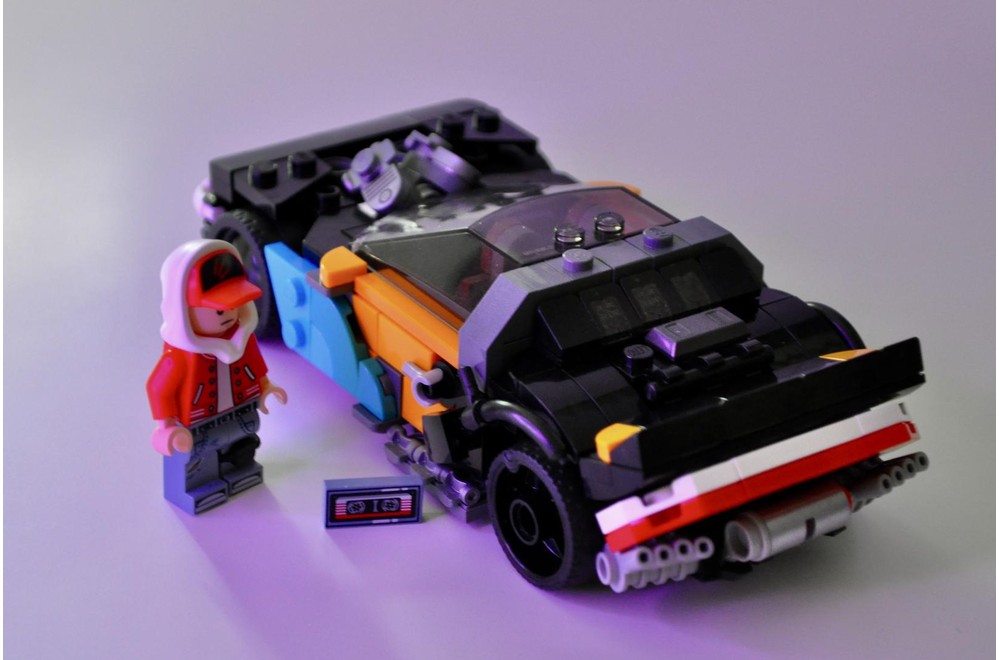 LEGO MOC Cyberpunk Street Racer by Oshi Builds | Rebrickable - Build ...