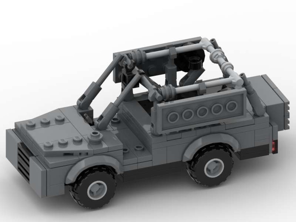 Lego Moc Land Rover Wmik V2 By Theevilcactus Rebrickable Build With