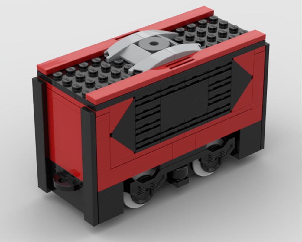 LEGO MOC Power Car for Downtown Tram by Minifig_Jez | Rebrickable ...