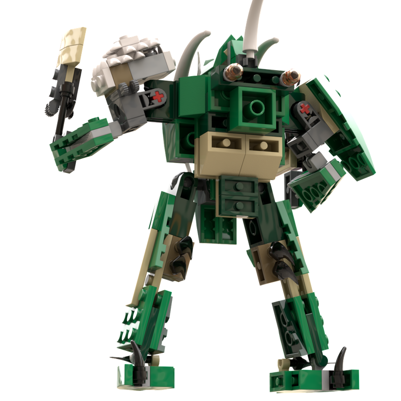 LEGO MOC 31058 Zaku Brutal Mobile Suit Mecha by Reactorcore ...