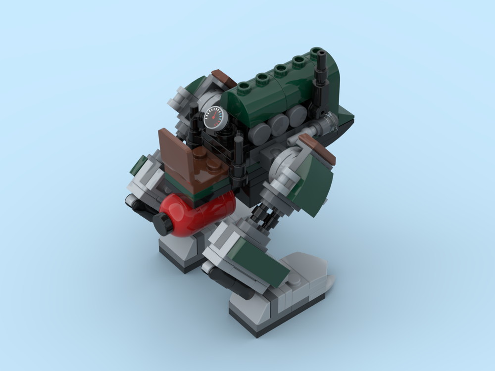 LEGO MOC Dieselpunk Light Scout Mech by tingdrason | Rebrickable ...