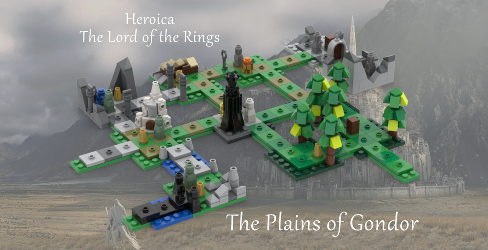 LEGO MOC Heroica - The Plains of Gondor by Cegeha Elbe | Rebrickable ...